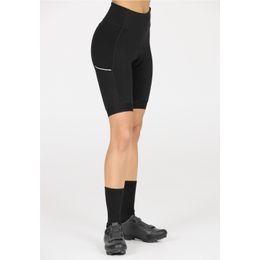 Endurance Damen Radhose "Bray 2", schwarz, Gr. 34, unifarben, 75% Polyamid, 25% Elasthan, Hosen, mit praktischen Seitentaschen