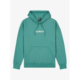 Quiksilver Herren Kapuzensweatshirt "SCREEN FLEECE FINELINE HOODIE"deep sea, Gr. S, Obermaterial: 60% Baumwolle, 40% Polyester, Sweatshirts
