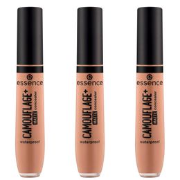 Essence Damen Concealer "CAMOUFLAGE+ MATTE concealer", 24ml, beige, Teint-Kosmetika, 3-tlg., alle Hauttypen, hohe Deckkraft, langanhaltend