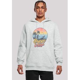 F4NT4STIC Herren Kapuzenpullover "Stranger Things LA Gradient Netflix TV Series", grau, Gr. XS, Obermaterial: 65% Baumwolle, 35% Polyester, Pullover,