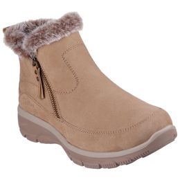 Skechers Damen Winterboots "EASY GOING-COOL ZIP", Gr. 39hellbraun, Leder, Textil, Schuhe, Winterschuh, Rei&szlig;verschlussstiefel mit 3M