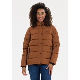 WHISTLER Damen Outdoorjacke "Amaret"braun, Gr. 46, unifarben, 100% Polyester, Jacken, mit Stehkragen