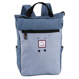 Cityrucksack Kangaroos, Gr. B/H/T: 25cm x 36,5cm x 17cm, blau (hellblau), Nylon, Rucks&auml;cke Cityrucksack, Freizeitrucksack Arbeitsrucksack Schulrucksack