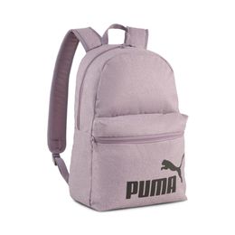 Rucksack Puma "PHASE BACKPACK III", plum jam, heather, Rucks&auml;cke, Damen, Netz, Polyester, gemustert, Rucksack, ger&auml;umiges Hauptfach, vordere Rei&szlig;verschlusstasche, sportlicher Stil