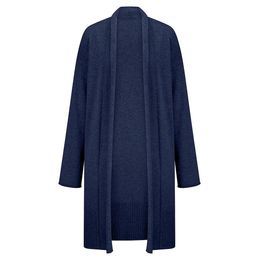 Peter Hahn - Long-Strickjacke, blau, Gr. 38 / S