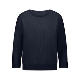 Peter Hahn - Rundhals-Pullover aus 100% Kaschmir, blau, Gr. 36 / S - Kaschmir
