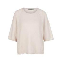 Peter Hahn - Rundhals-Pullover mit Raglan-Halbarm, beige, Gr. 46/48 - Kaschmir