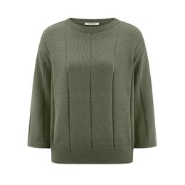 Peter Hahn - Rundhals-Pullover aus 100% SUPIMA -Baumwolle, gr&uuml;n, Gr. 36 / S - Baumwolle