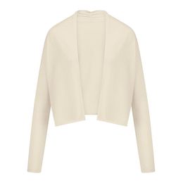 Peter Hahn - Strickjacke mit Kaschmir, weiss, Gr. 44 / L - Schurwolle
