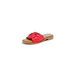 Peter Hahn - Pantolette, rot, Gr. 36 - Leder