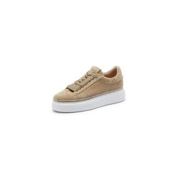 Peter Hahn Kennel & Schmenger - Plateau-Sneaker Elan, beige, Gr. 39 - Leder