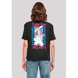 F4NT4STIC Damen T-Shirt "Alice im Wunderland", schwarz, Gr. XS, Obermaterial: 100% Baumwolle, Shirts, Nostalgie, Retro Print, Kinderserie