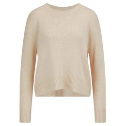 Peter Hahn - Rundhals-Pullover, beige, Gr. 42 / M