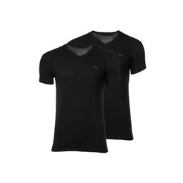 Gant Herren T-Shirt "T-Shirt V-NECK T-SHIRT 2-PACK 2er Pack", schwarz, Gr. M, Obermaterial: 100% Baumwolle CO., Shirts