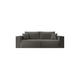 Selsey Schlafsofa Farese Cuero grau Ma&szlig;e (cm): B: 257 H: 86 &raquo; M&ouml;bel Kraft