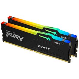 Kingston FURY&trade; Beast RGB DDR5 Speicher 32GB 6000MT/s CL36 DIMM (2er-Kit) Schwarz EXPO