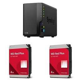 Synology DiskStation DS225+ 8TB (2x 4TB) WD Red Plus NAS Festplatte
