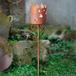 Gartenstecker "Flammenkelch"