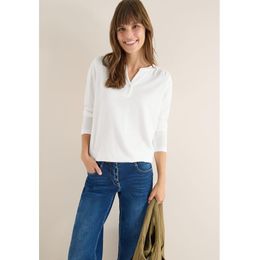 Cecil Shirt in Wei&szlig; - 40% | Gr&ouml;&szlig;e S | Damen-tops
