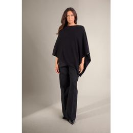 Perfect Cashmere Kaschmir-Poncho in Schwarz - 59% | Gr&ouml;&szlig;e M | Damenjacken