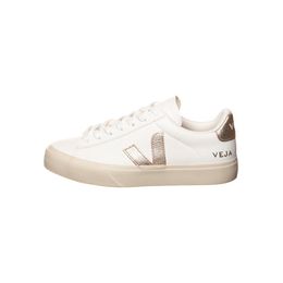Veja Leder-Sneakers "Campo" in Wei&szlig;/ Gold - 17% | Gr&ouml;&szlig;e 40 | Damen-sneakers