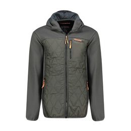 Canadian Peak Fleecejacke "Tuniseak" in Anthrazit - 74% | Gr&ouml;&szlig;e XL | Herren-pullover-sport