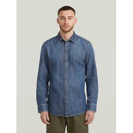 G-Star Raw G-Star Jeanshemd - Slim fit - in Blau - 58% | Gr&ouml;&szlig;e L | Herren-plussize