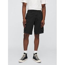 GAP Cargoshorts in Schwarz - 60% | Gr&ouml;&szlig;e W29 | Herren-plussize