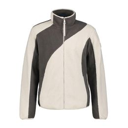 Luhta Fleecejacke "Jutans" in Creme/ Grau - 47% | Gr&ouml;&szlig;e M | Herren-pullover-sport