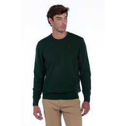 The Time of Bocha Pullover "Pico" in Dunkelgr&uuml;n - 60% | Gr&ouml;&szlig;e L | Herren-plussize