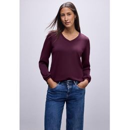 Street One Longsleeve in Lila - 50% | Gr&ouml;&szlig;e 36 | Damen-tops