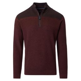 Casamoda Pullover in Bordeaux - 58% | Gr&ouml;&szlig;e XXL | Herren-plussize
