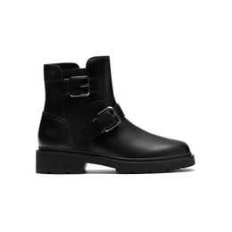 Clarks Leder-Boots in Schwarz - 51% | Gr&ouml;&szlig;e 42,5 | Damen-stiefel