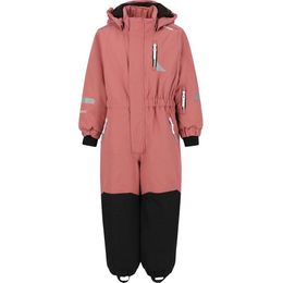 ZIGZAG Schneeanzug "Winterfun CFT" in Schwarz/ Rosa - 48% | Gr&ouml;&szlig;e 116 | Kinderhosen