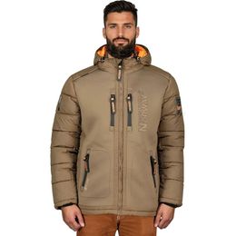 Geographical Norway Daunenjacke "Beachwood" in Hellbraun - 68% | Gr&ouml;&szlig;e 3XL | Herrenjacken