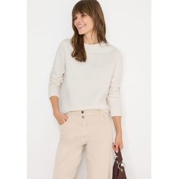 Cecil Sweatshirt in Creme - 51% | Gr&ouml;&szlig;e XL | Damen-sweatshirts-jacken