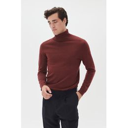 Matinique Woll-Rollkragenpullover in Braun - 57% | Gr&ouml;&szlig;e M | Herren-plussize