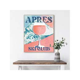 Orangewallz Gerahmter Kunstdruck "Aperol Apres Ski" - 26% | Gr&ouml;&szlig;e 40x50 cm | Wanddekoration
