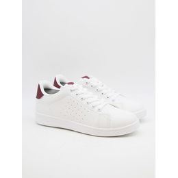 Bellucci Sneakers in Wei&szlig;/ Rot - 61% | Gr&ouml;&szlig;e 39 | Damen-sneakers