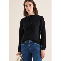 Cecil Sweatshirt in Schwarz - 60% | Gr&ouml;&szlig;e XS | Damen-sweatshirts-jacken