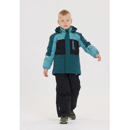 ZIGZAG Ski-/ Snowboardjacke "Scout" in T&uuml;rkis - 49% | Gr&ouml;&szlig;e 140 | Kinder-outdoor-jacken
