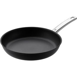 WMF Bratpfanne Steak Profi, Schwarz, Silber, Metall, rund, 5 cm, breiter Sch&uuml;ttrand, antihaftbeschichtet, PTFE-frei, Kochen, Pfannen, Bratpfannen