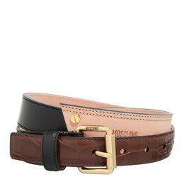 Moschino G&uuml;rtel - Belt - Gr. 75 - in Beige - f&uuml;r Damen