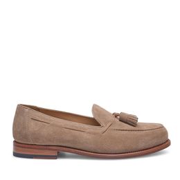 Heinrich Dinkelacker Slipper & Pantoletten - Loafer Wien Plain Tassel V - Gr. 40 (EU) - in Beige - f&uuml;r Damen