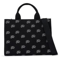 K by KARL LAGERFELD Karl Lagerfeld Shopper - K/AUTOGRAPH SQUARE MEDIUM Shopper - Gr. unisize - in Schwarz - f&uuml;r Damen