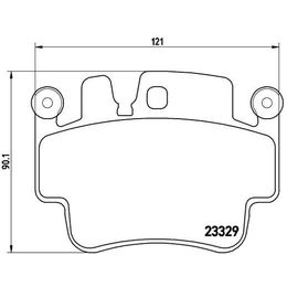 Brembo Bremsensatz-Vorn und hinten SG00000EHX Bremsensatz, Scheibenbremse vorne rechts links Gelocht/innenbel. 330mm f&uuml;r PORSCHE 99635240601 996352405