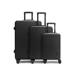 Redolz Essentials 09 3-SET 4 Rollen Kofferset 3-teilig in black 2 | Gr.: onesize