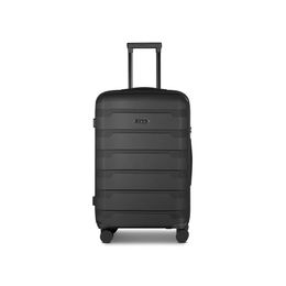 d&n D&N South Dakota 4 Rollen Trolley M 66 cm mit Dehnfalte in black | Gr.: onesize