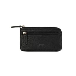 Redolz Leather Essentials Schl&uuml;sseletui Leder 11.5 cm in all black | Gr.: onesize