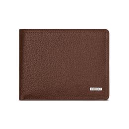Redolz Leather Essentials QF Geldb&ouml;rse RFID Leder 11,5 cm in cognac | Gr.: onesize